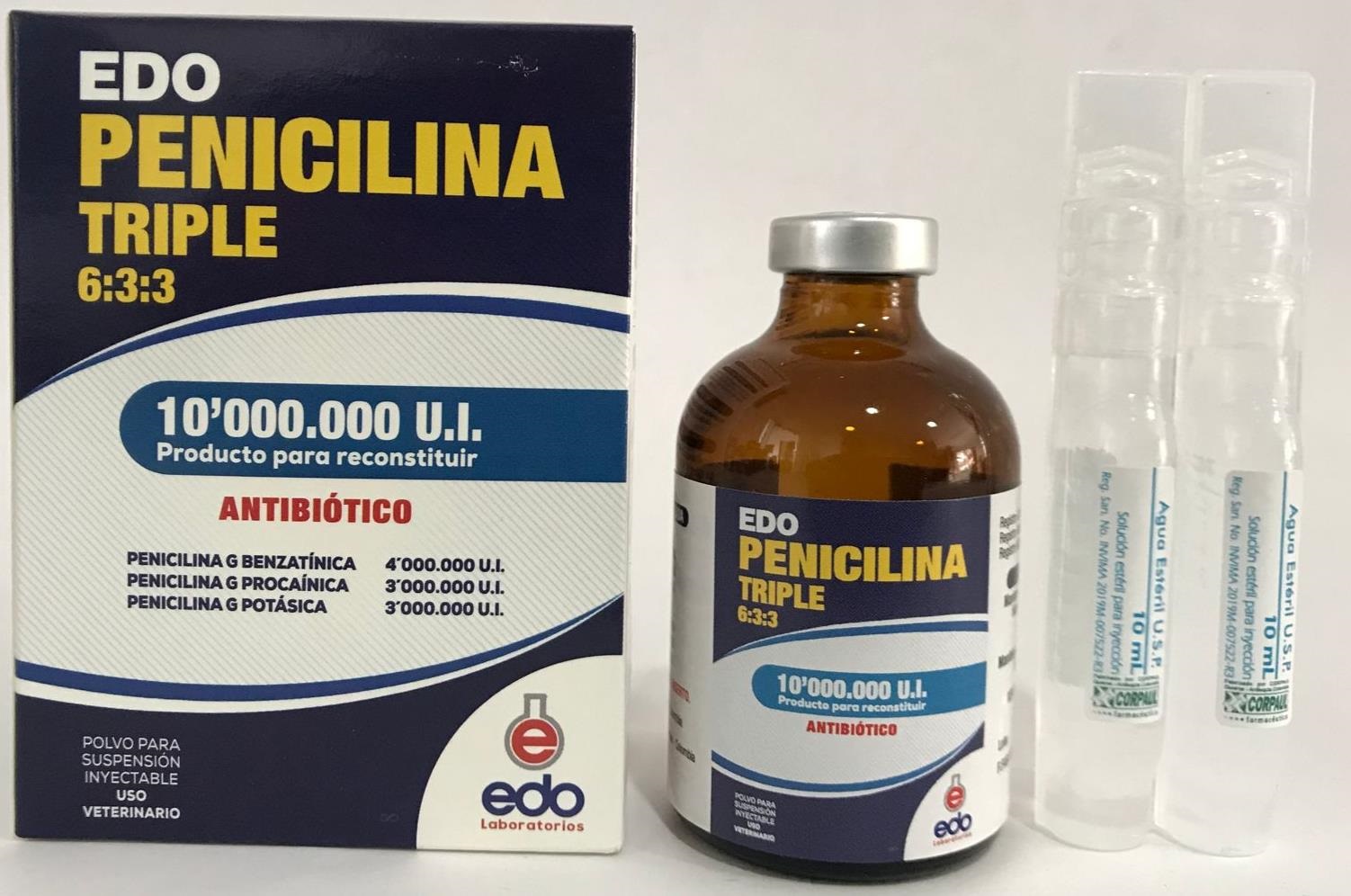 ANTIBIOTICO PENICILINA TRIPLE - INSUMOS PARA EL CAMPO